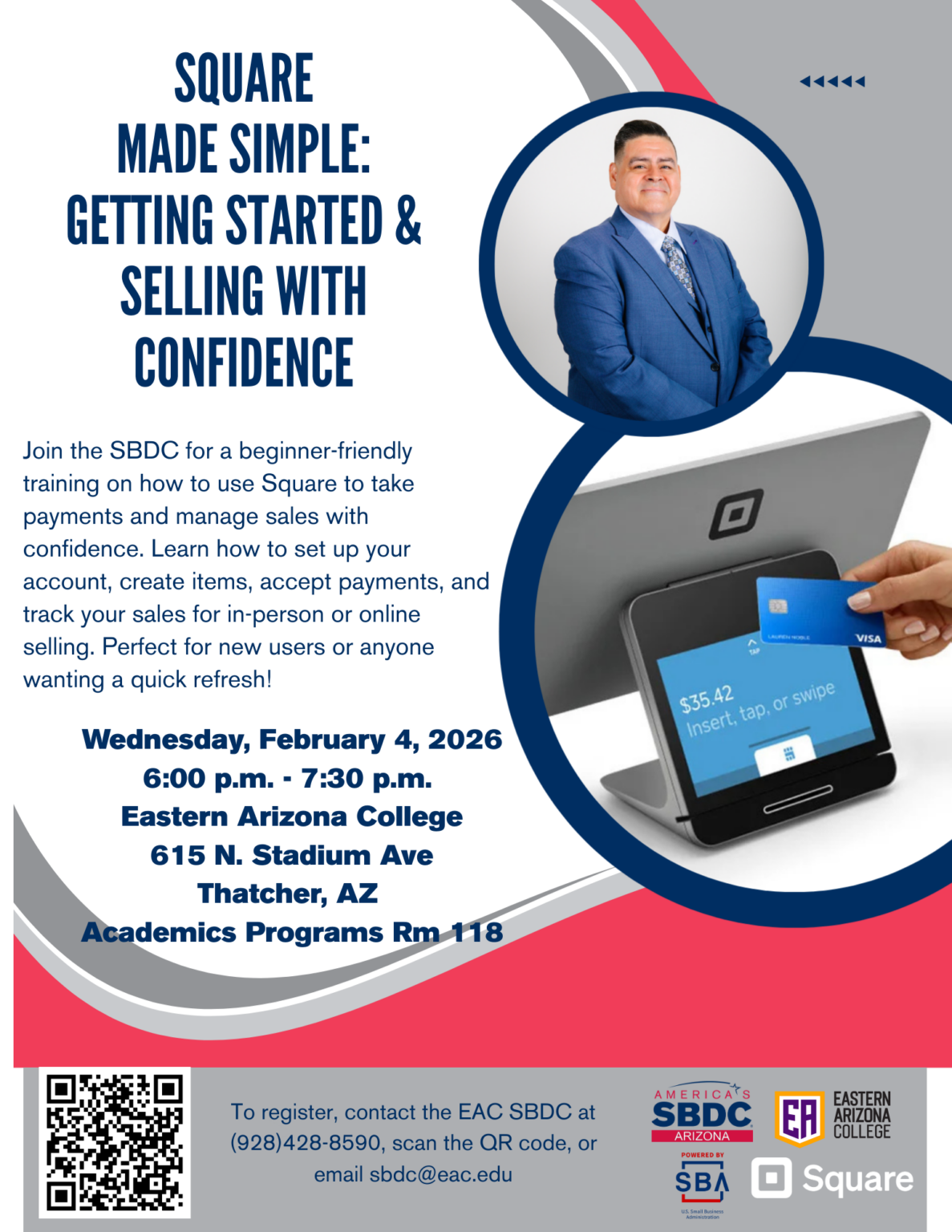 Square Made Simple @ SBDC on EAC Campus – Town of Duncan